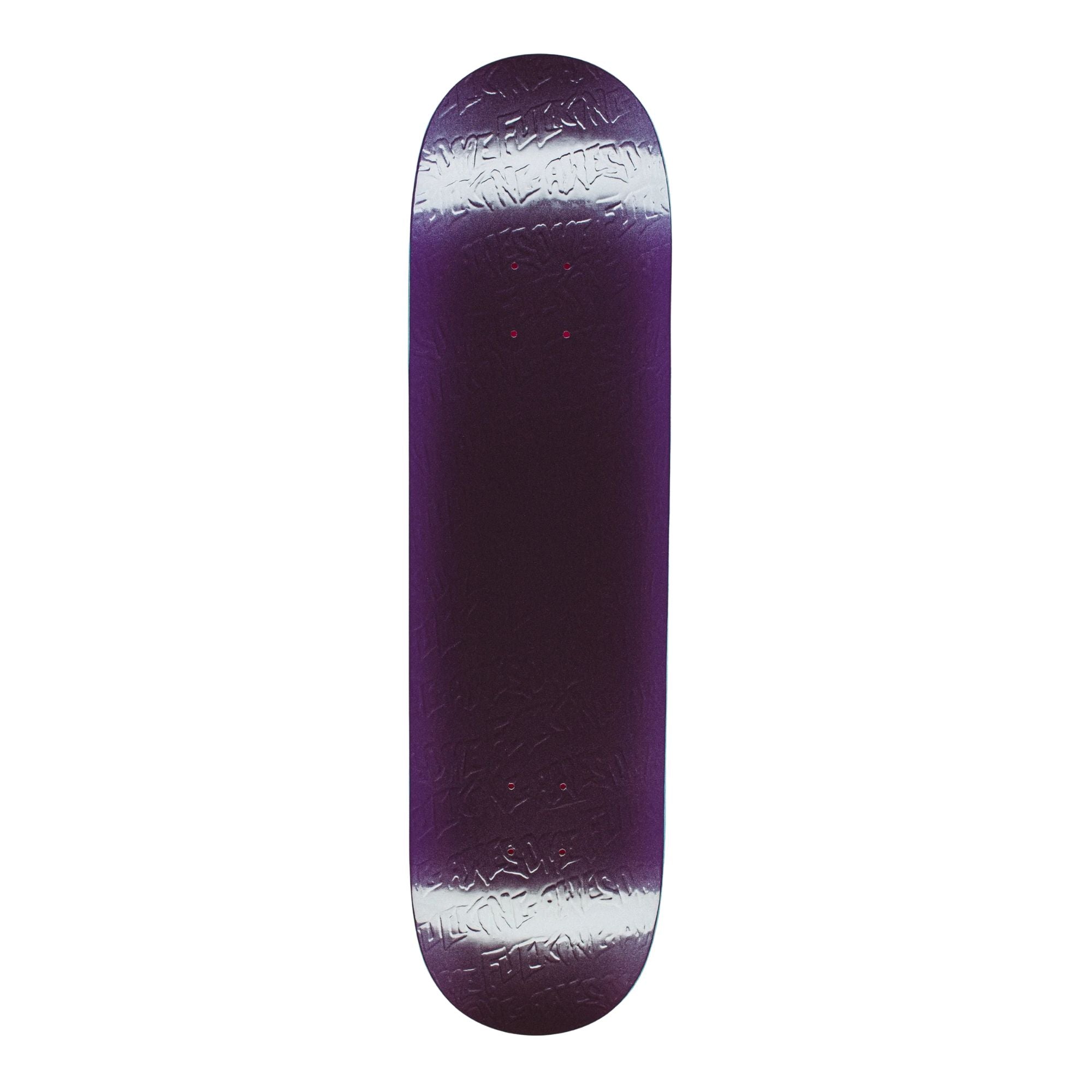 Fucking Awesome Skateboard Decks Phantom Purple Shape 2 8.38 Embossed ...