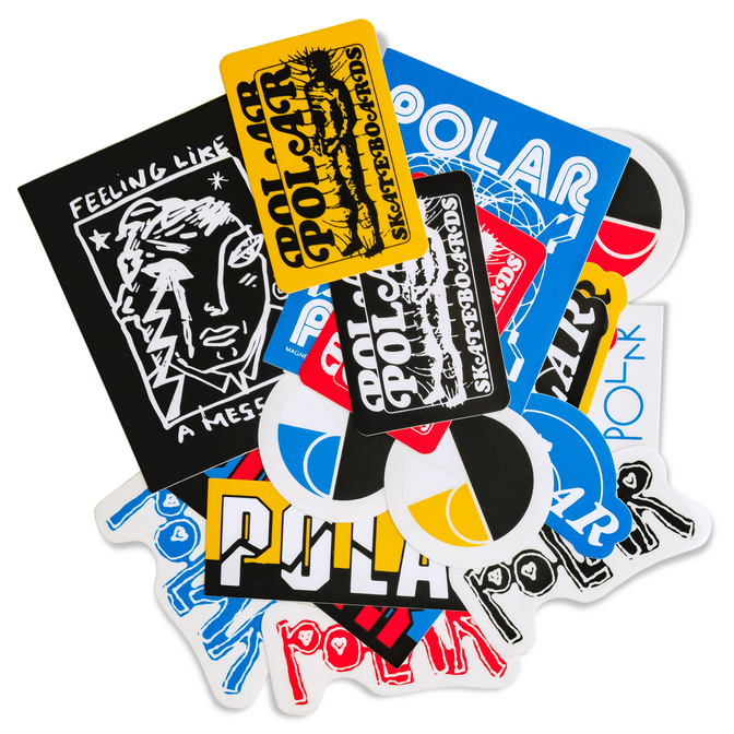 Polar Skate Co. Sticker Pack Multi